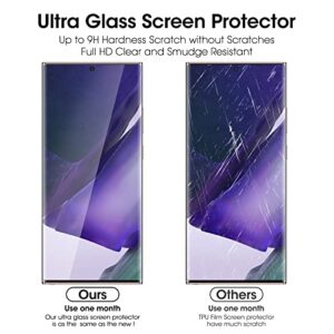 ZVELSIEM Auto Alignment 3D Curved for S22 Ultra Screen Protector Samsung Galaxy 5g,Samsung Galaxy S22 Ultra Tempered Glass，Fully Compatible with UltraSonic Fingerprint Scanner and S Pen, 3 Pack