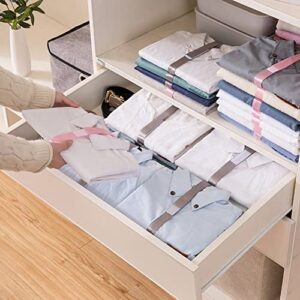 WJCCY 5pcs Clothes Folding Board Clothes Folder Closet Organizer Clothing Easy Folder Board Laundry Multifuncitonal Home Storage (Color : Gray)