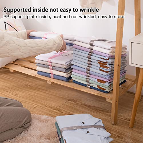 WJCCY 5pcs Clothes Folding Board Clothes Folder Closet Organizer Clothing Easy Folder Board Laundry Multifuncitonal Home Storage (Color : Gray)