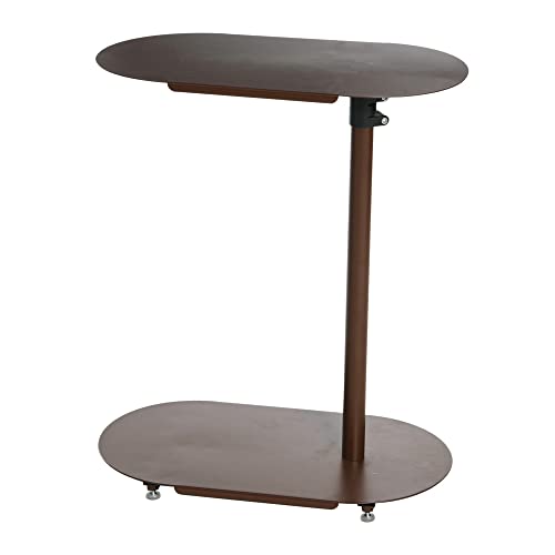 Main + Mesa Modern Adjustable C-Table, Brown