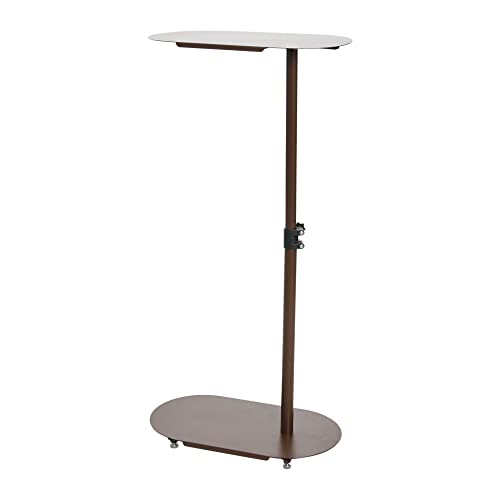 Main + Mesa Modern Adjustable C-Table, Brown