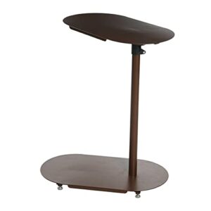 Main + Mesa Modern Adjustable C-Table, Brown