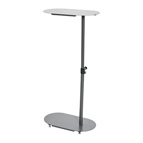 Main + Mesa Modern Adjustable C-Table, Dark Grey