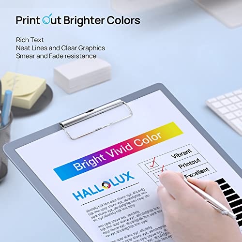 HALLOLUX 910XL Ink Cartridges for HP Printers for HP 910 XL 910XL Ink Cartridge Combo Pack Compatible with Officejet Pro 8025e 8028e 8035e 8028 Printer (4 Pack 910 XL Ink Cartridges Combo Pack)