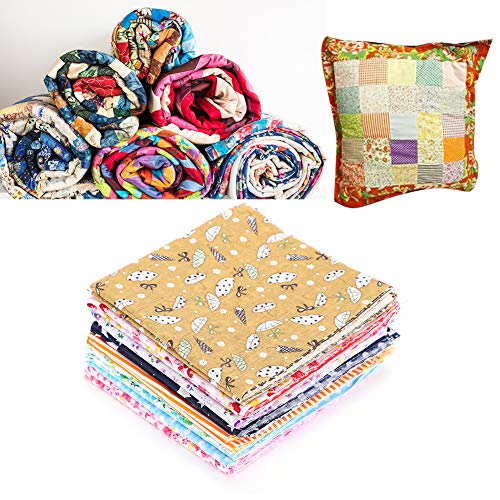 Tgoon Fabric Bundle, Printed Dressmaking Cloth Soft for Designer for Wallets for Hand-Made Sewing