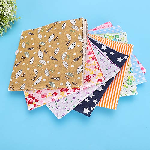 Tgoon Fabric Bundle, Printed Dressmaking Cloth Soft for Designer for Wallets for Hand-Made Sewing