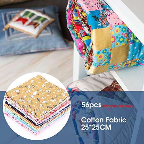 Tgoon Fabric Bundle, Printed Dressmaking Cloth Soft for Designer for Wallets for Hand-Made Sewing