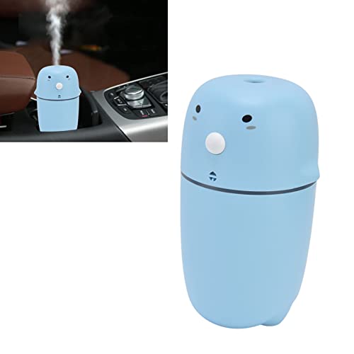 BRDI Air Cleaner, Mini Portable 2 Modes Air Purifier LED Lighting USB Rechargeable Big Spray with USB Cable for Car for Office for Home(Blue)