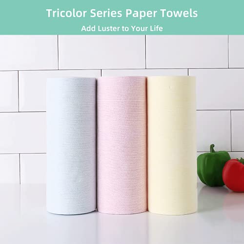 KitchLife Reusable Bamboo Paper Towels - 1 Roll = 4 Months Supply, Washable and Recycled Paper Rolls, Zero Waste Products, Sustainable Gifts, (42P1)