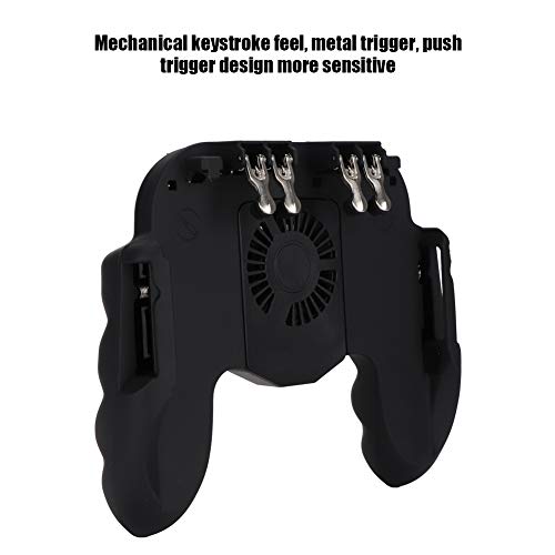 01 02 015 Smartphone Gamepad, Black Gamepad Quick Cooling Convinient ABS for Smartphone for Phones