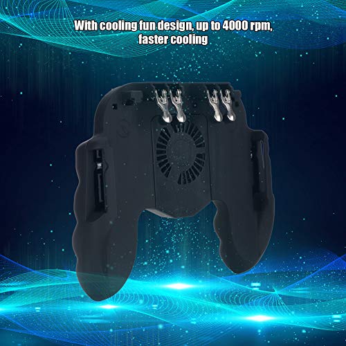 01 02 015 Smartphone Gamepad, Black Gamepad Quick Cooling Convinient ABS for Smartphone for Phones