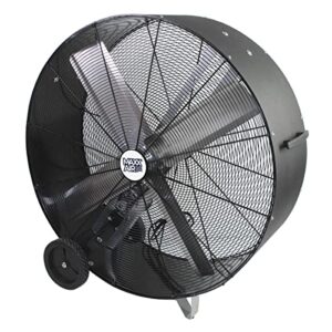 Maxx Air 42" High Velocity Industrial Belt Drive Barrel Fan. Damage and Dent Resistant (42 Inch Barrel Fan)