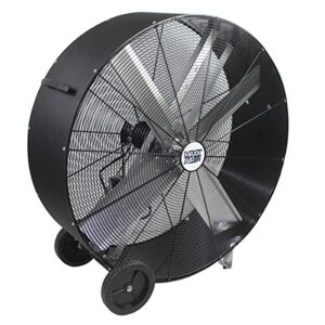 Maxx Air 42" High Velocity Industrial Belt Drive Barrel Fan. Damage and Dent Resistant (42 Inch Barrel Fan)