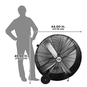 Maxx Air 42" High Velocity Industrial Belt Drive Barrel Fan. Damage and Dent Resistant (42 Inch Barrel Fan)