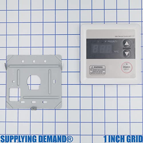 Supplying Demand RTG20006DW UMC-117 Wired Main Remote Control for Residential Tankless Gas Water Heaters