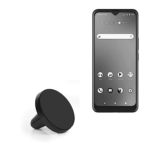 BoxWave Car Mount Compatible with Cricket Dream 5G - Minimus MagnetoMount, Magnetic Car Mount, Magnetic Car Holder