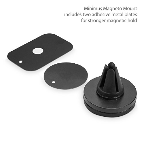 BoxWave Car Mount Compatible with Cricket Dream 5G - Minimus MagnetoMount, Magnetic Car Mount, Magnetic Car Holder