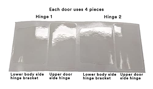 Rock Stopperz Door Hinge Protection kit - Compatible with Jeep Wrangler JL 2 Door (2019 - Current)