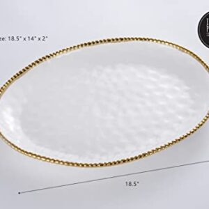 Pampa Bay Golden Salerno Oval Platter