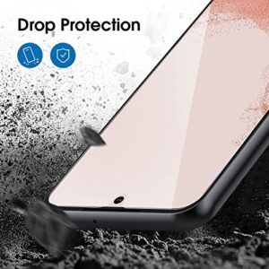 amFilm Hybrid Screen Protector for Samsung Galaxy S22 Plus 5g 6.6 inch, Samsung Galaxy S22 + 5g 6.6 inch, Fingerprint Compatible, Camera Lens Protector, HD Clear, Thermoplastic Elastomers, 2 Pack