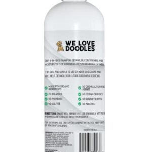 Dog Shampoo, Conditioner, and Detangler | Made in USA | Organic Ingredients | Best Shampoo for Goldendoodles and Doodles | Puppies | Grooming, Best Smelling | We Love Doodles |16 OZ (Lavender)