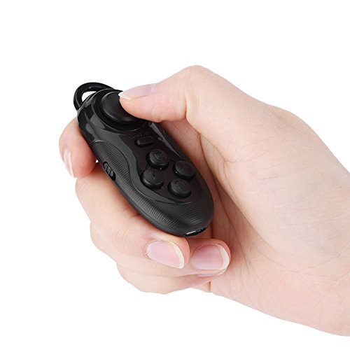 Zyyini Mini Bluetooth Game Controller Camera Photo Remote Control Wireless Game Pad VR Remote Control Music Player and Camera Shutter VR Virtual Reality/for ebook/PC