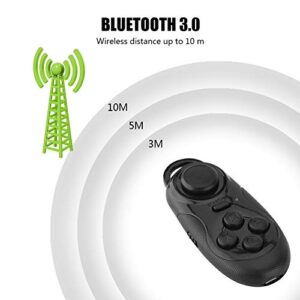 Zyyini Mini Bluetooth Game Controller Camera Photo Remote Control Wireless Game Pad VR Remote Control Music Player and Camera Shutter VR Virtual Reality/for ebook/PC