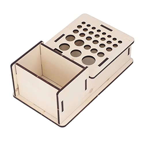 Leather Tools Storage Box Leathers Craft Rack Stand Punch Tool Organizer for DIY Stamping Punching Tools Holder