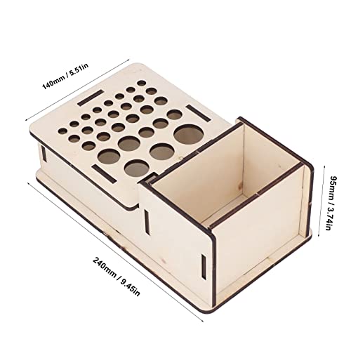 Leather Tools Storage Box Leathers Craft Rack Stand Punch Tool Organizer for DIY Stamping Punching Tools Holder