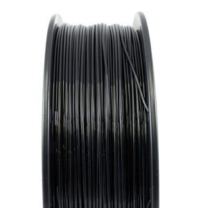 CCE3D PETG 3D Printer Filament 1.75mm +/- 0.05 mm, 1kg Spool (2.2lbs), PETG Filament (Glossy Black)