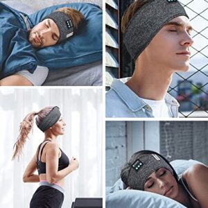 Sleep Headphones Wireless with Ultra-Thin HD Stereo Speakers Perfect for Workout,Jogging,Yoga,Insomnia,Side Sleepers,Air Travel,Meditation