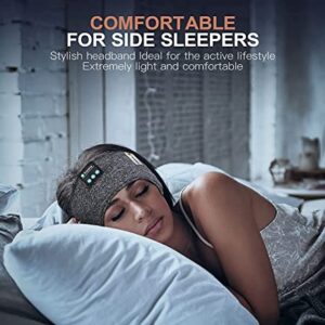 Sleep Headphones Wireless with Ultra-Thin HD Stereo Speakers Perfect for Workout,Jogging,Yoga,Insomnia,Side Sleepers,Air Travel,Meditation