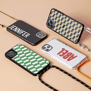 CASETiFY Impact Crossbody Sling Case for iPhone 11 Pro - You are Exactly - White w/Black Dots String