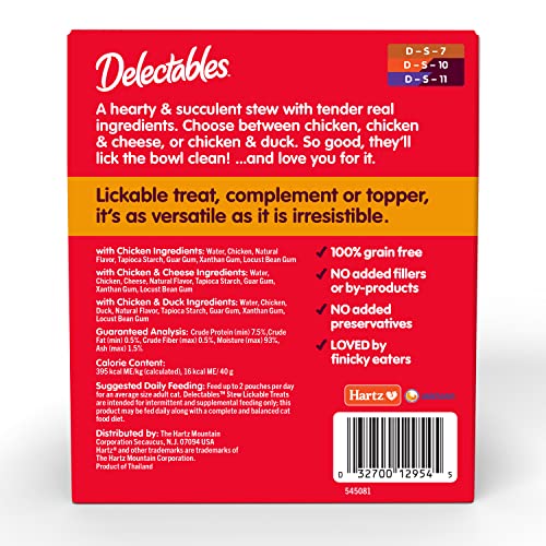 Delectables Non-Seafood Stew Lickable Wet Cat Treats, Variety Pack, 1.4 Ounce (Pack of 12)