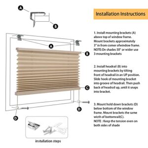 Eazy2hD RV Blinds for Camper Windows （32" W x 24" L） Day & Night RV Adjustable Shutters Privacy Protection UV Protection for RV Camper Travel Trailers Motorhome