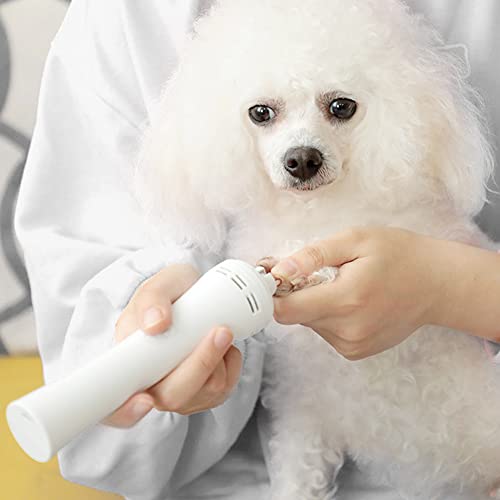 BiBoBiBo Dog Nail Grinder -Professional 3-Speed Electric Rechargeable Pet Nail Trimme with Clippers, Quiet Low Noiser Painless Paws Grooming for Small Medium Large Dogs & Cats