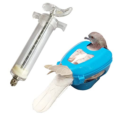 Young Birds Feeding Syringe 30ML Pigeon Parrot Chick Feeder Syringe Hose Birds Feeding Injector Birds Feeding Syringe Manual Feeding