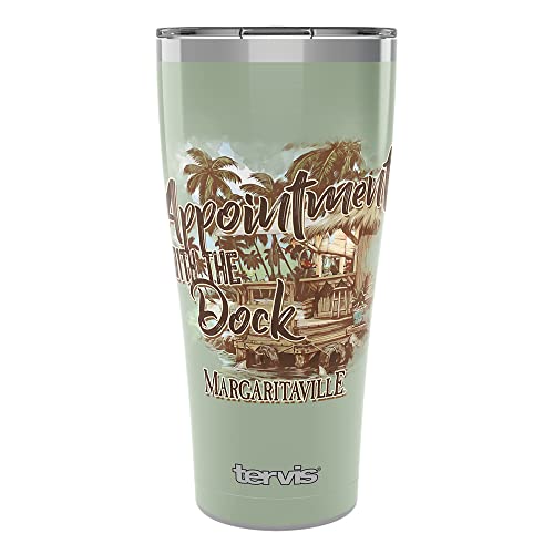 Tervis Margaritaville-Appointment with The Dock Insulated Tumbler, 30oz Legacy, Stainless Steel