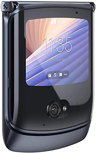 Motorola Razr 5G | 256GB | Polished Graphite | Single SIM | for T-Mobile | (Renewed)