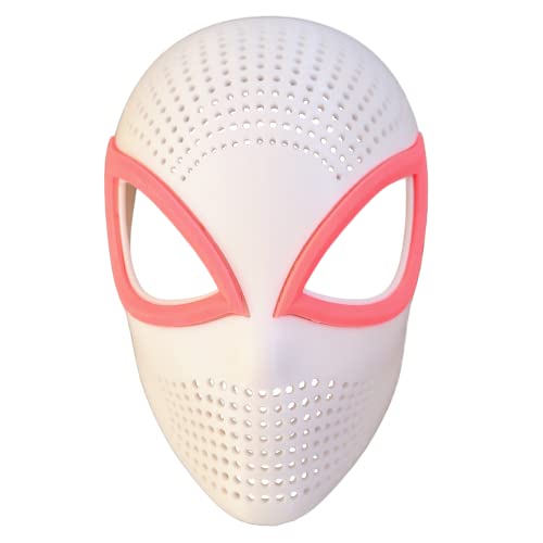 Cosplay Life Spider Face Shell with Lenses - Spider Mask - Halloween Costume Accessory (Gwen, 25cm)