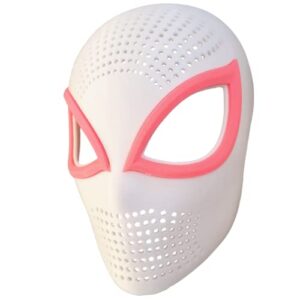 Cosplay Life Spider Face Shell with Lenses - Spider Mask - Halloween Costume Accessory (Gwen, 25cm)