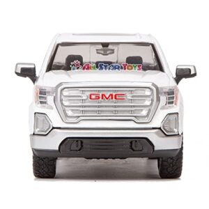 2019 GMC Sierra 1500 SLT Crew Cab 4x4 Pickup Truck with Sunroof White Timeless Legends Series 1/24-1/27 Diecast Model Car by Motormax"""