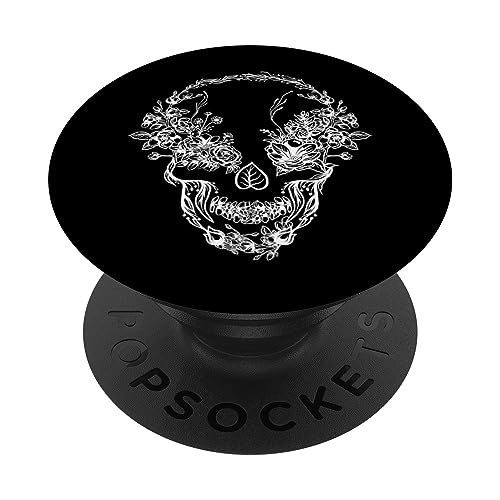 skull full of flower PopSockets Standard PopGrip