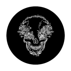 skull full of flower PopSockets Standard PopGrip