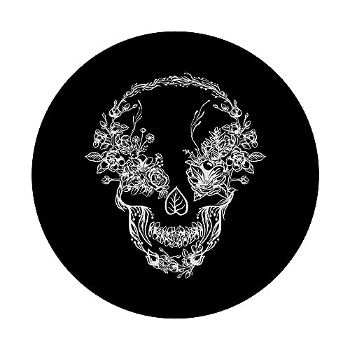 skull full of flower PopSockets Standard PopGrip