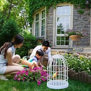 Gigicloud 4 Pcs Bird Perch Stand Set, Natural Wood Parrot Stick Platform Birdcage Stands Parrot Perches Stand Cage Accessories Cockatiel Toys for Budgies Parakeets Lovebirds