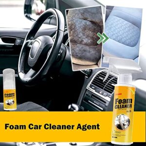 GDSAFS Multipurpose Foam Cleaner Spray, Foam Cleaner All Purpose for Car and House Lemon Flavor,All-Purpose Household Cleaners for Car and Kitchen (30 ml, 3 PCS)