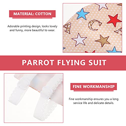 Clothing Clothes Bird Diapers Flight Suite Liners: 4pcs Washable Parakeet Diapers Reusable Bird Flight Suit Diaper Parrots Nappy Clothes Birds Accessories XS Parakeet Bird Cage