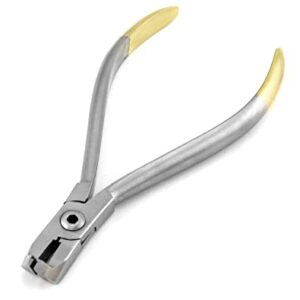 QWORK Distal End Cut Plier, Orthodontic Cutter Dental Surgical Instrument Tool for Fixed and Cutting Hard and Soft Wire,Braces Removal Tools Dentist Extraction Kits