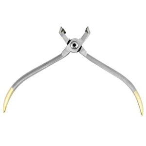 QWORK Distal End Cut Plier, Orthodontic Cutter Dental Surgical Instrument Tool for Fixed and Cutting Hard and Soft Wire,Braces Removal Tools Dentist Extraction Kits